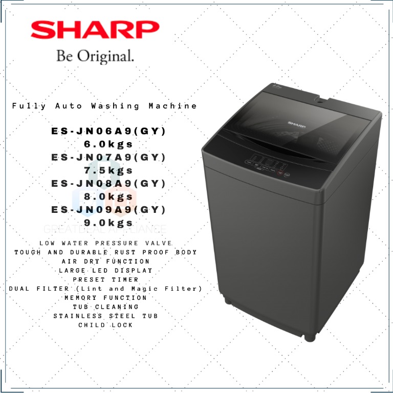 Sharp Fully Auto Washing Machine, TV & Home Appliances, Air ...