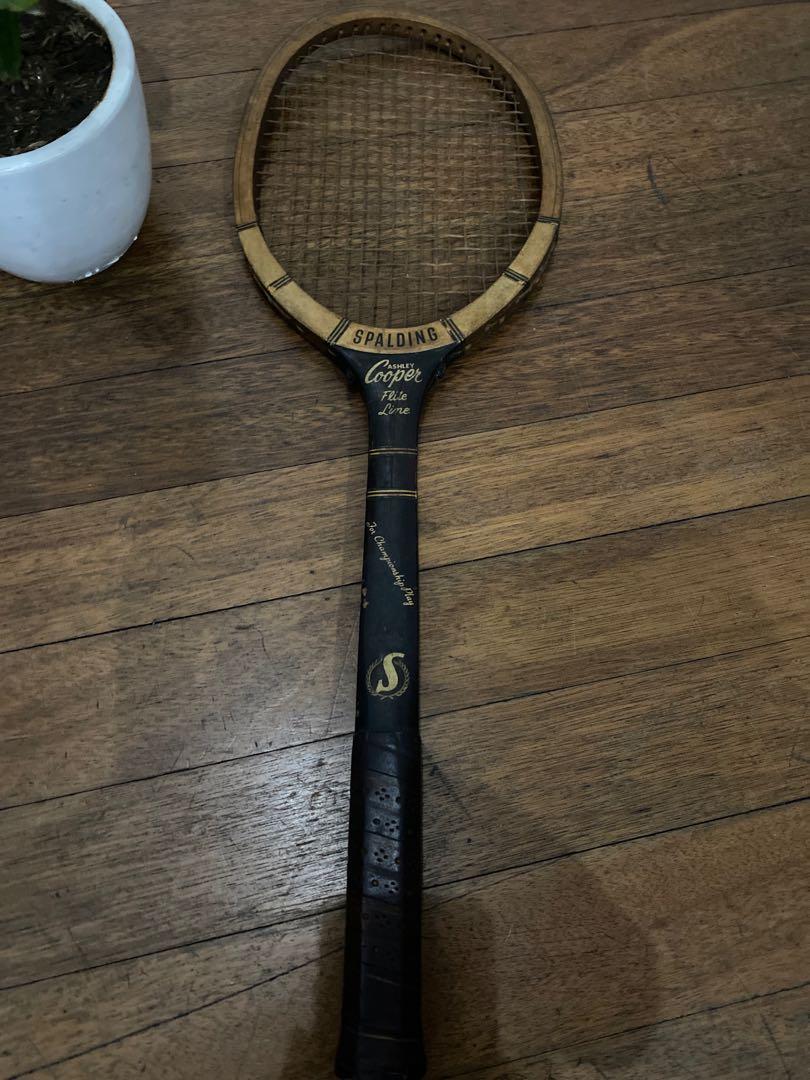 Spalding vintage tennis racket, Hobbies & Toys, Memorabilia ...