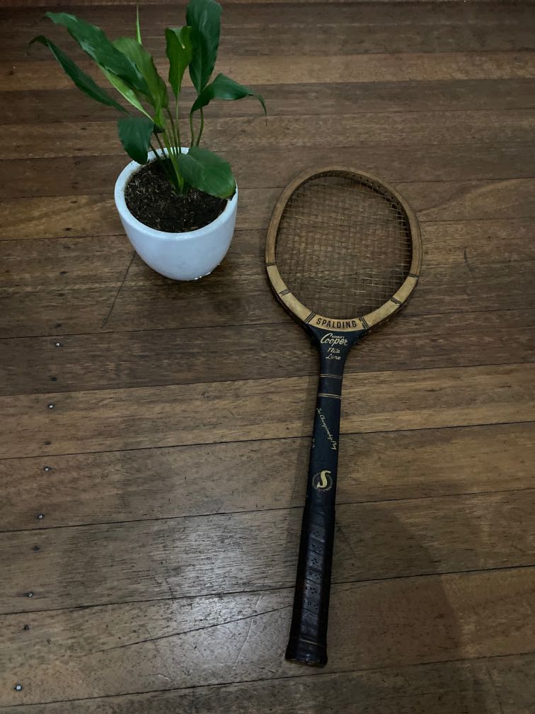 Spalding vintage tennis racket, Hobbies & Toys, Memorabilia ...
