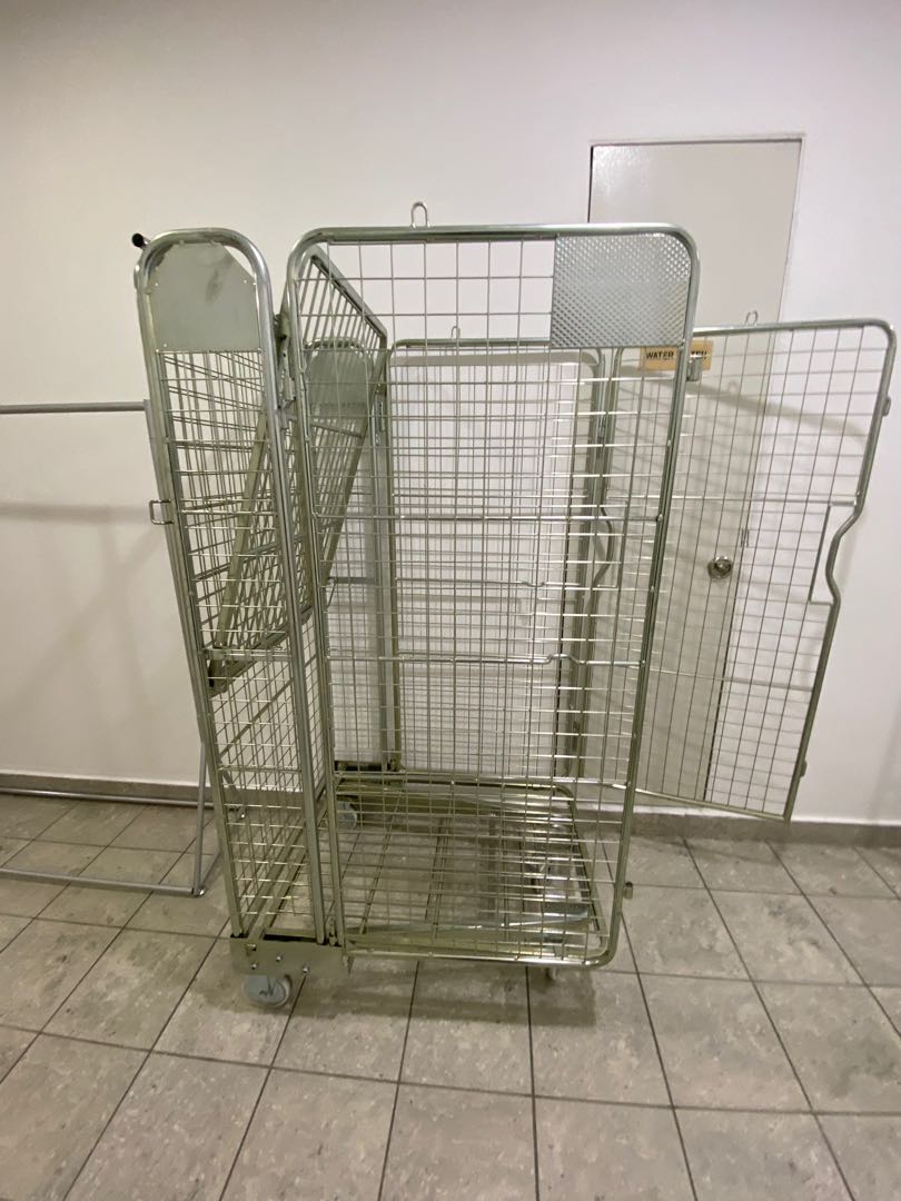 Steel Security Roll Cage Fully Enclosed, Furniture & Home Living ...