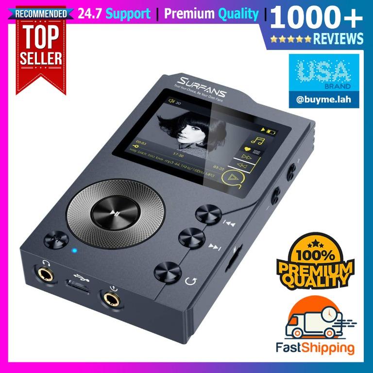 Surfans F20 HiFi MP3 Player with Bluetooth, Lossless DSD High ...