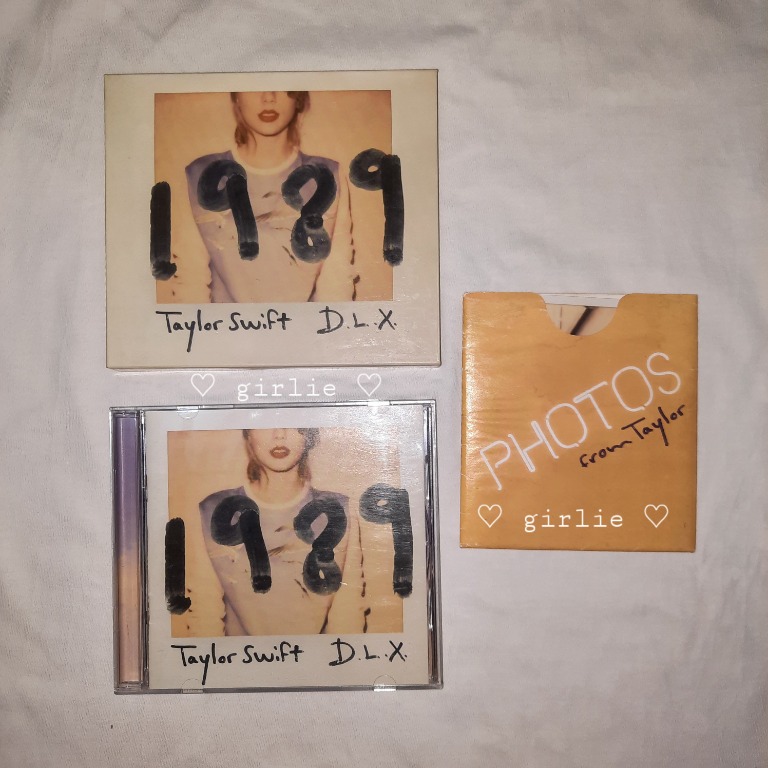 TAYLOR SWIFT - 1989 Deluxe (DLX) CD Album with 13 Random Polaroids ...