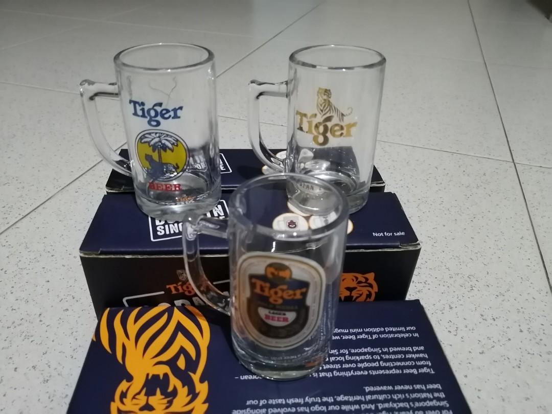 Tiger Beer limited edition mini mugs, Everything Else on Carousell