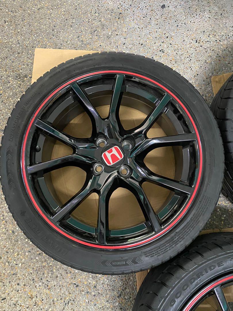 17 inch Honda Type R Wheels 4x100, Car Parts & Accessories, Mags and ...