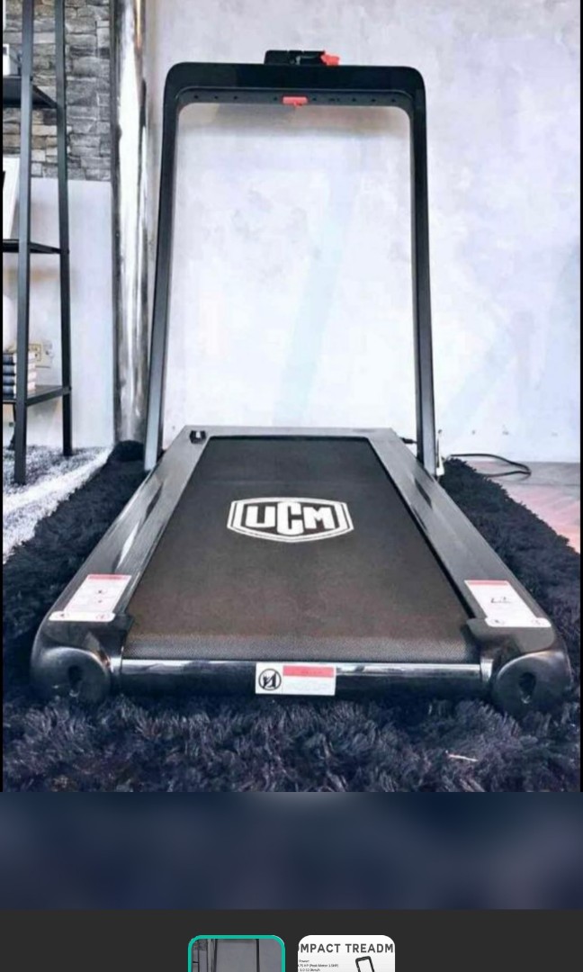 UCM Compact Treadmill (3 months old), Sports Equipment, Exercise ...