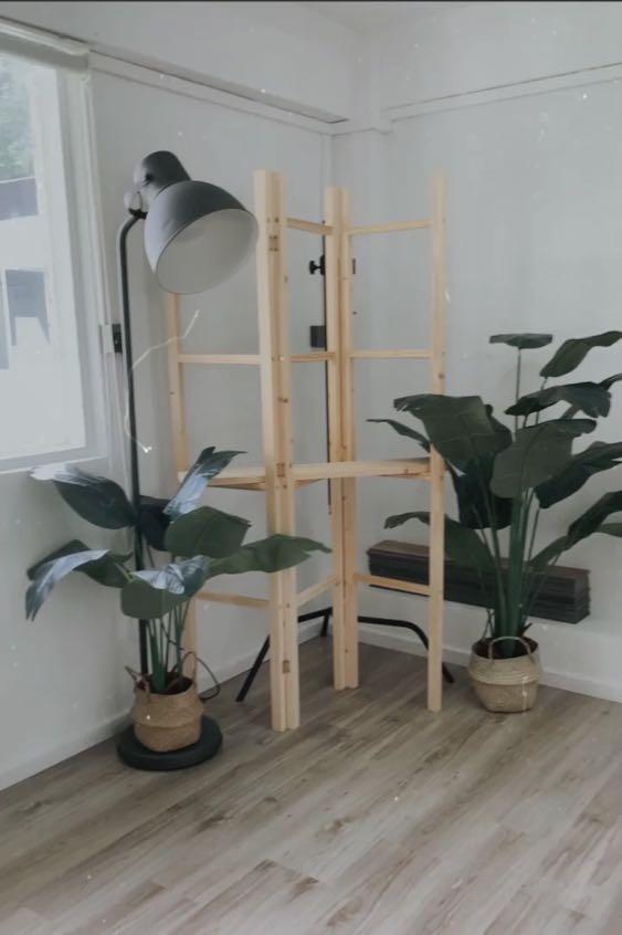 Wooden Divider Ladder Display Rack, Furniture & Home Living, Furniture ...