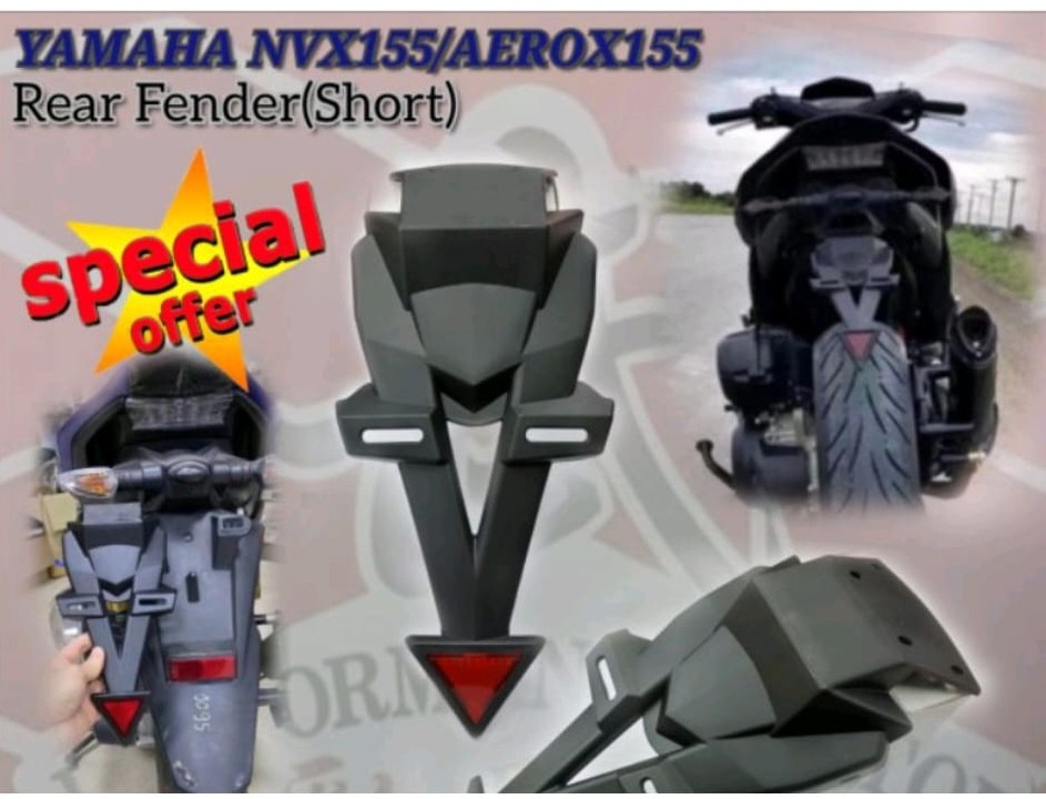 yamaha aerox rear fender short, Motorcycles, Motorcycle Accessories on ...