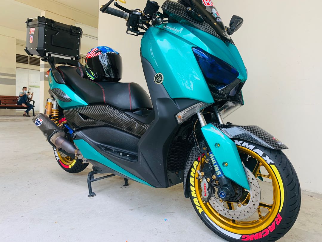 Yamaha xmax 300 Tyre bomb / tyre lettering / tyre tag / tire lettering ...