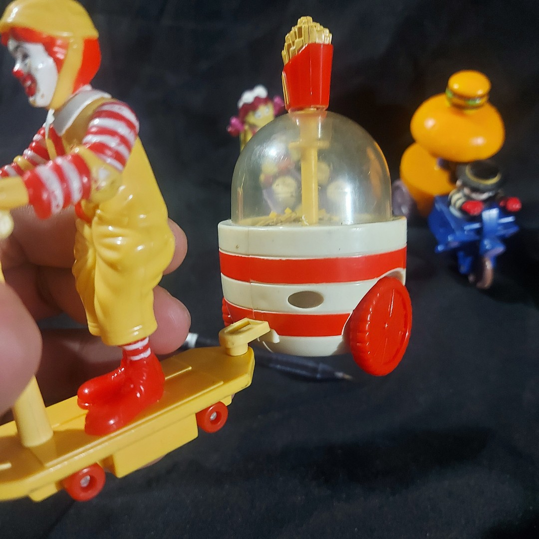 2001 McDonalds McExpress Happy Meal Toys, Hobbies & Toys, Toys & Games on Carousell