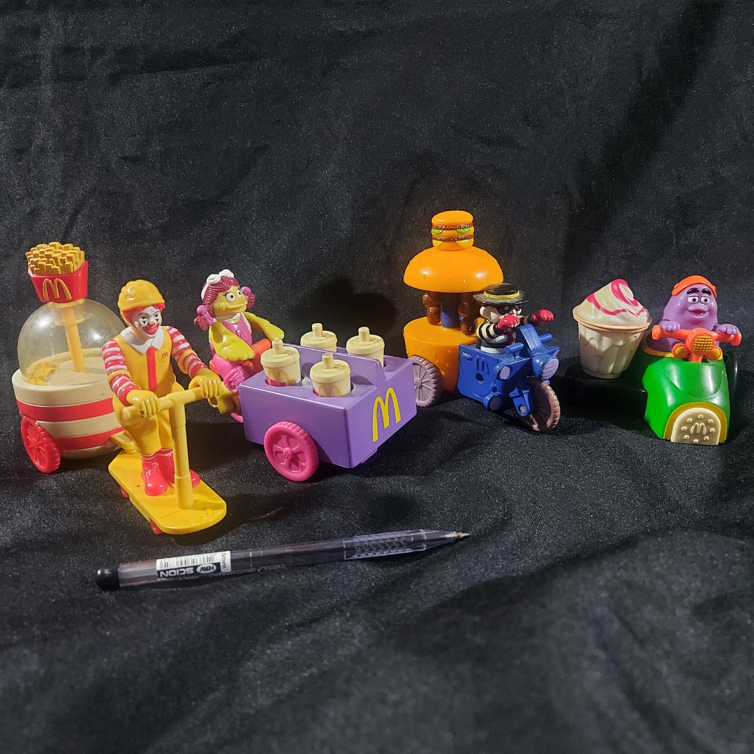 2001 McDonalds McExpress Happy Meal Toys, Hobbies & Toys, Toys & Games on Carousell
