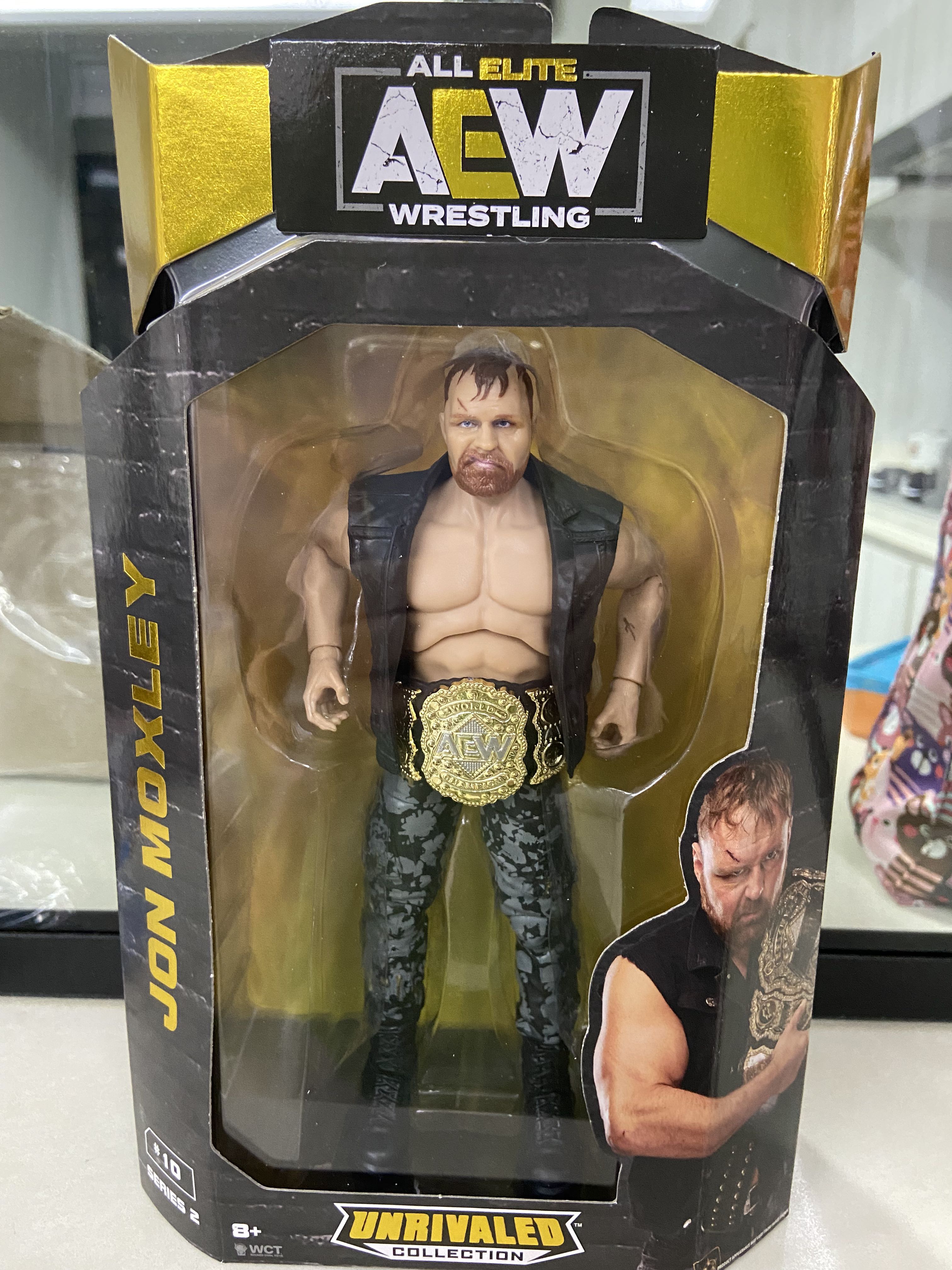 (Reserved) AEW Unrivaled Collection Jon Moxley with AEW World ...