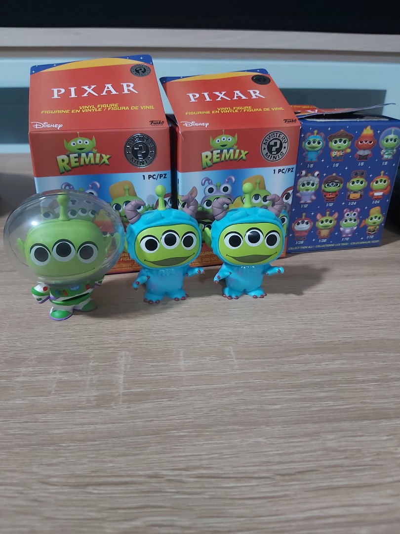 Alien Remix Buzz and Sulley, Hobbies & Toys, Toys & Games on Carousell