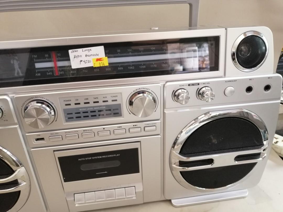 Anko Large Retro Boombox, Audio, Soundbars, Speakers & Amplifiers on ...