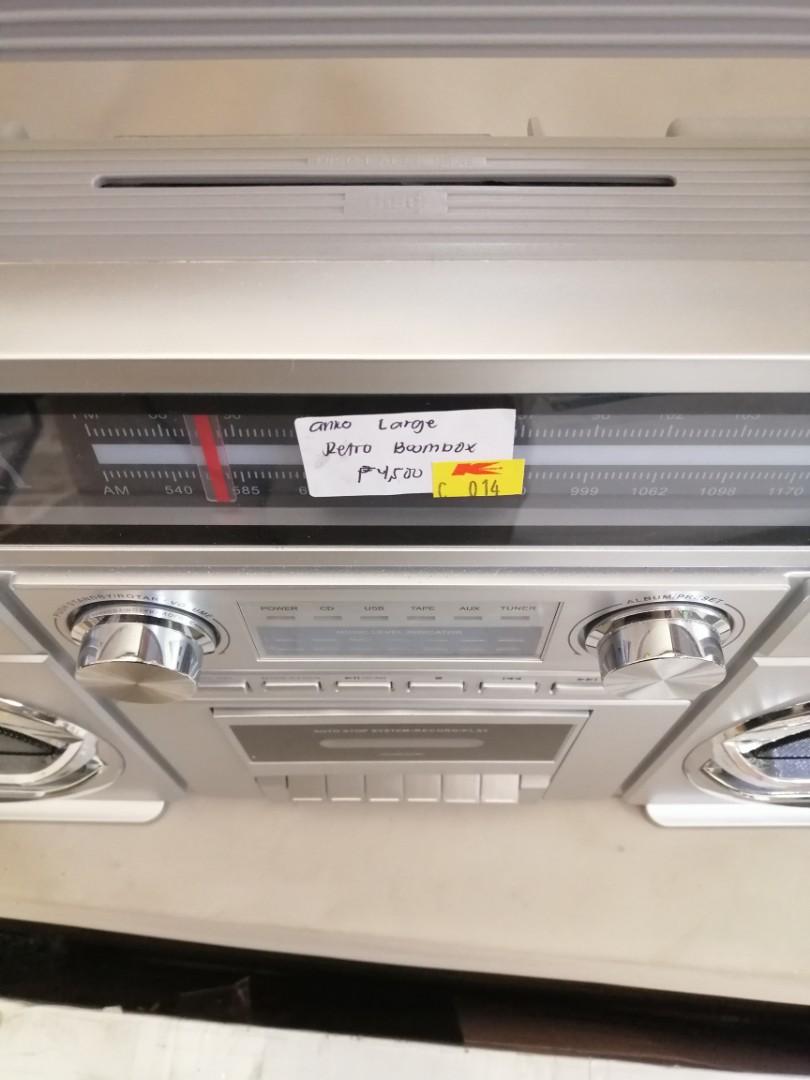 Anko Large Retro Boombox, Audio, Soundbars, Speakers & Amplifiers on ...