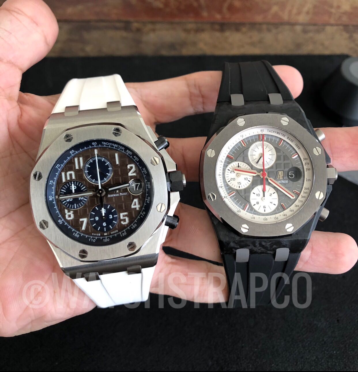 Ap offshore rubber straps, Luxury, Watches on Carousell