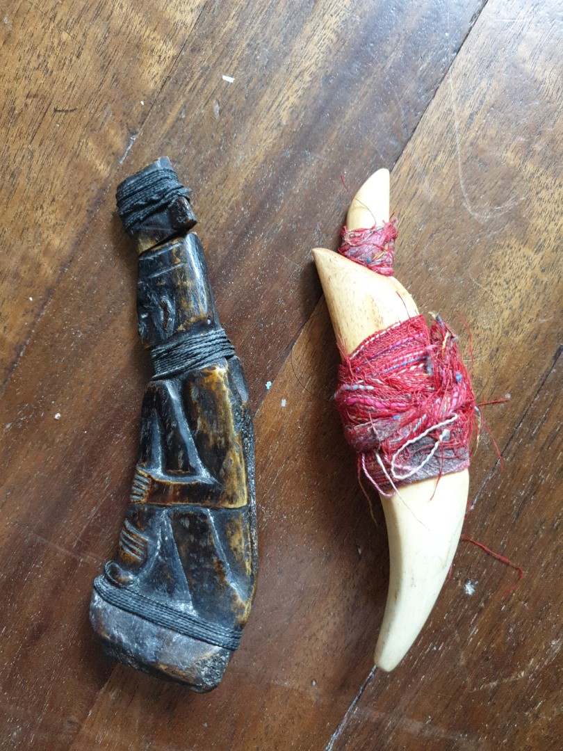 Apog (lime) containers for nganga, Hobbies & Toys, Memorabilia ...