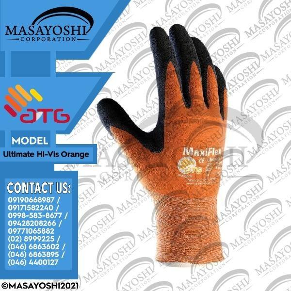 ATG Ultimate Hi-Vis Orange | PPE | Safety Gloves | Hand Protection ...
