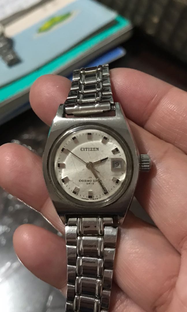Authentic Citizen Cosmo Star Date Vintage Ladies Watch, Women's Fashion ...