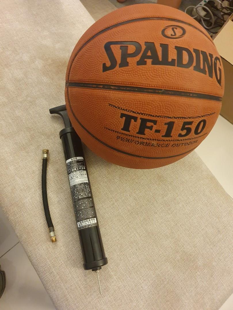 Basketball with pump and needle, Sports Equipment, Sports & Games ...