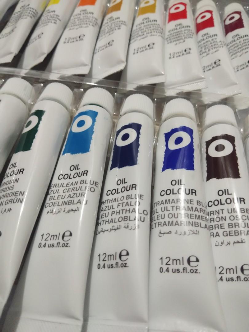 Berkeley Oil Colour Paint Set 18/12ML Tubes, Hobbies & Toys, Stationary ...
