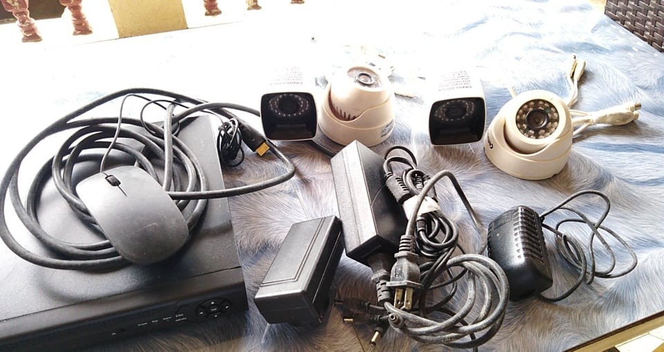 Camvision CCTV Camera Set with Hard Disk, Furniture & Home Living ...