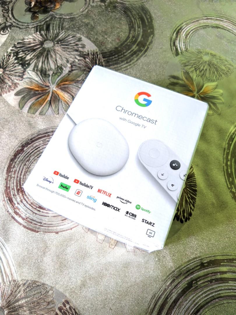 Google Chromecast 4th Gen with Google TV OS 2020 4K Streaming Media ...
