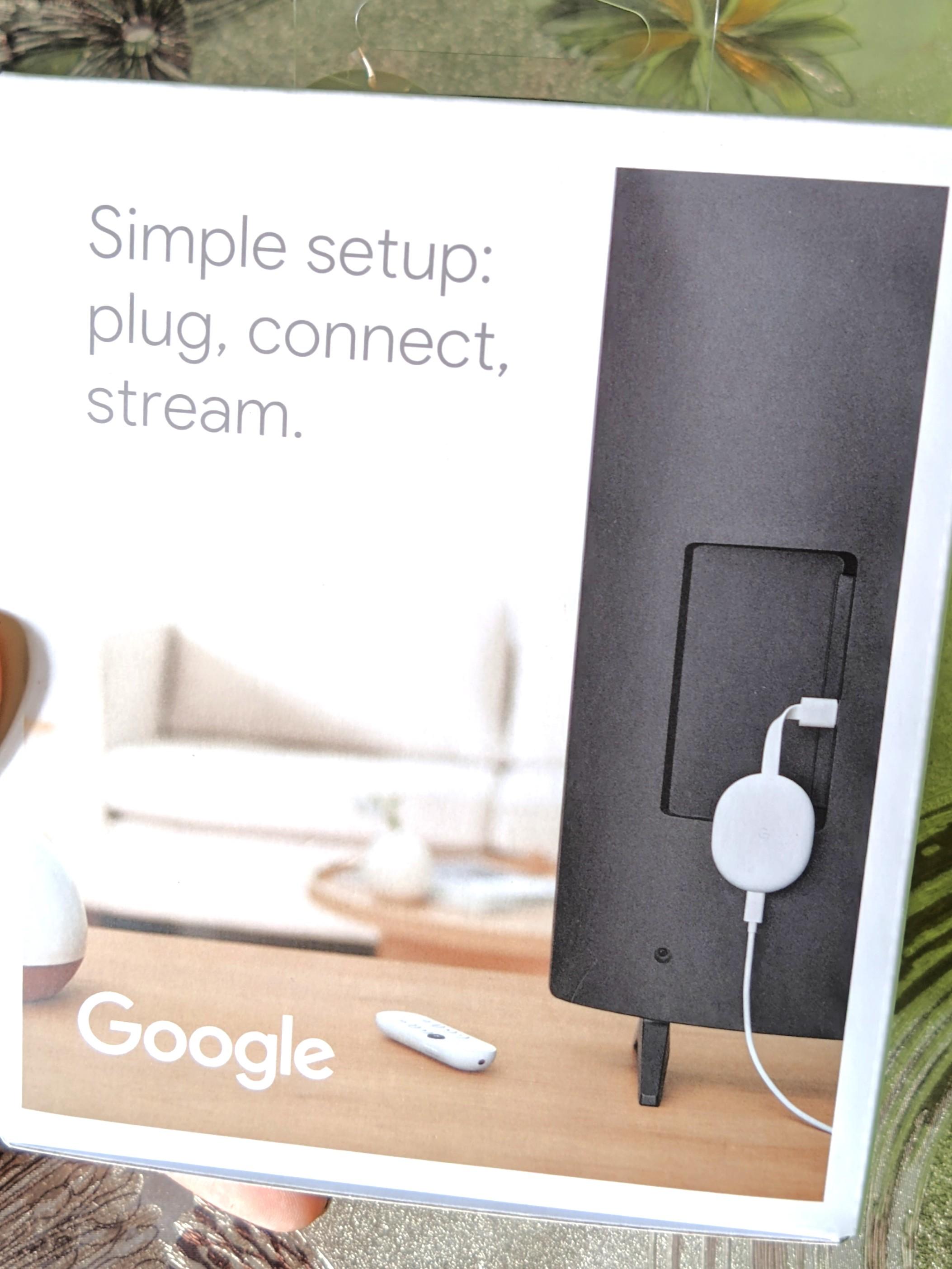 Google Chromecast 4th Gen with Google TV OS 2020 4K Streaming Media ...