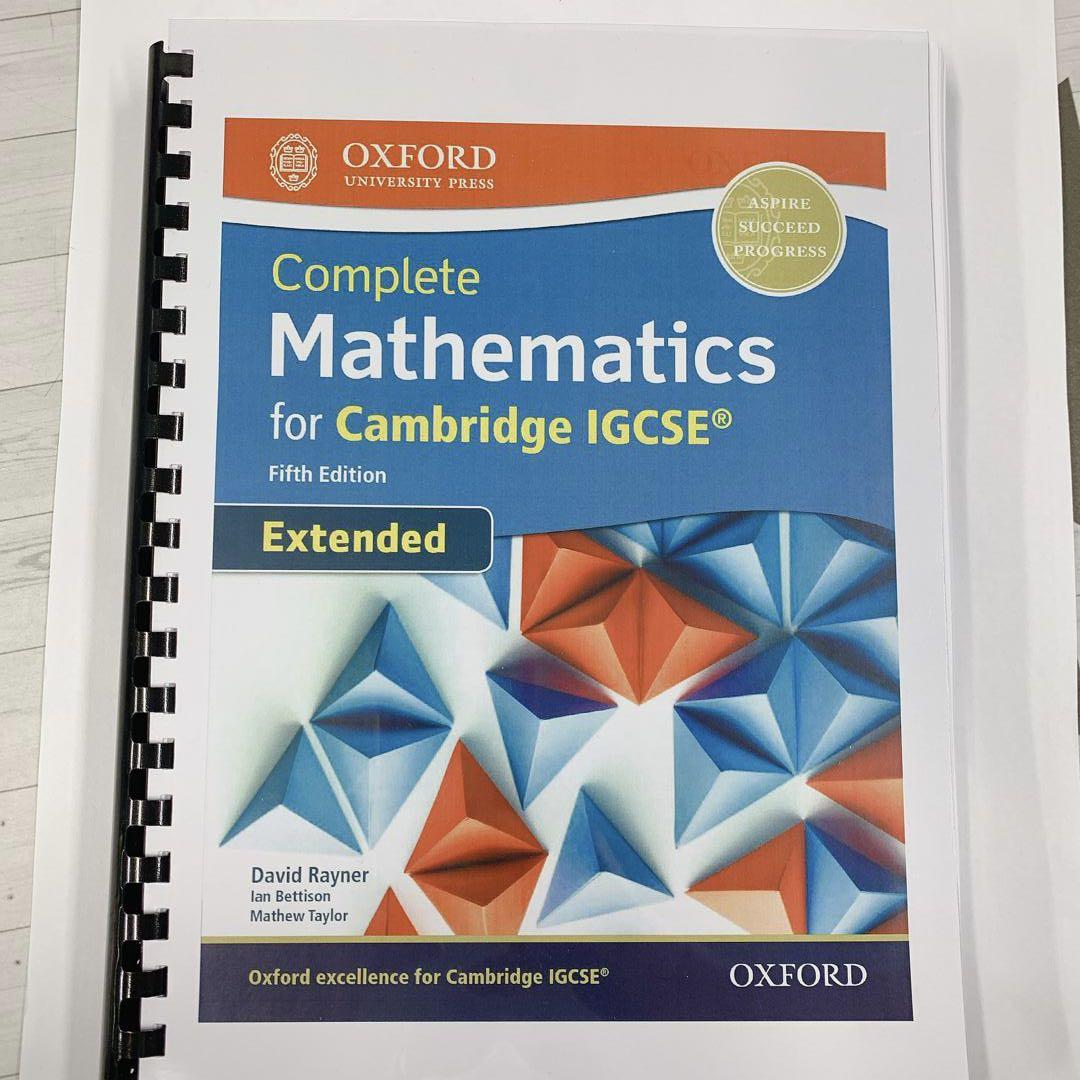 Complete Mathematics for Cambridge IGCSE and O Level textbook, Hobbies ...