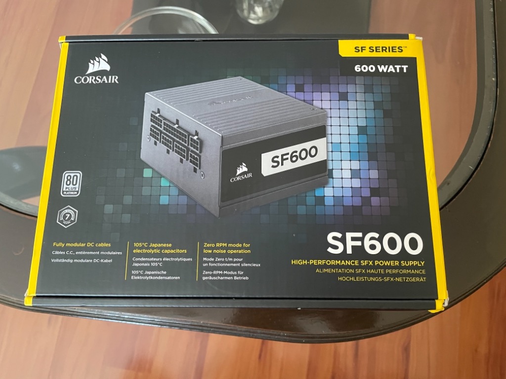 Corsair SF600 80 Plus Platinum, Computers & Tech, Parts & Accessories ...