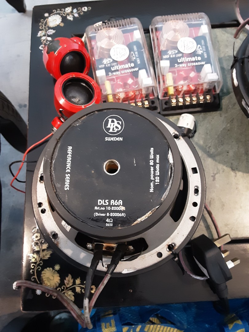 DLS R6A Reference Series 2 way with tweeter pod , Ultimate crossover, Car Accessories ...