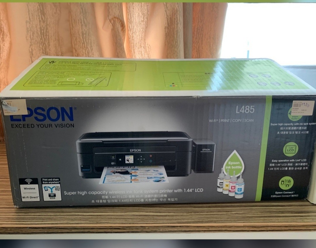 Epson L485 WiFi Print/Scan/Copy, Computers & Tech, Printers, Scanners ...