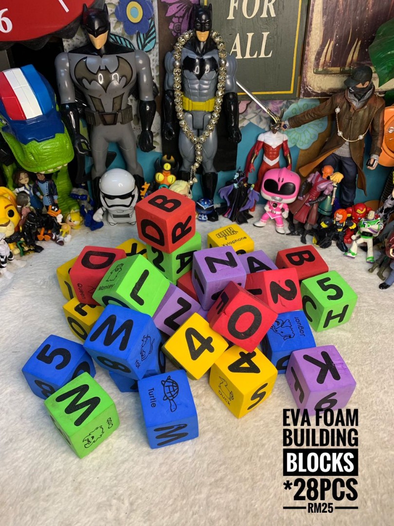 Eva foam building blocks, Hobbies & Toys, Toys & Games on Carousell