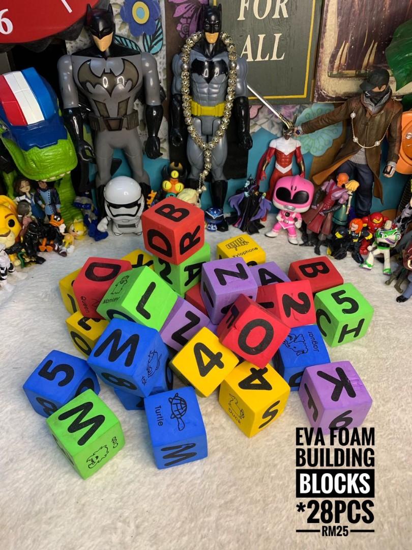 Eva foam building blocks, Hobbies & Toys, Toys & Games on Carousell