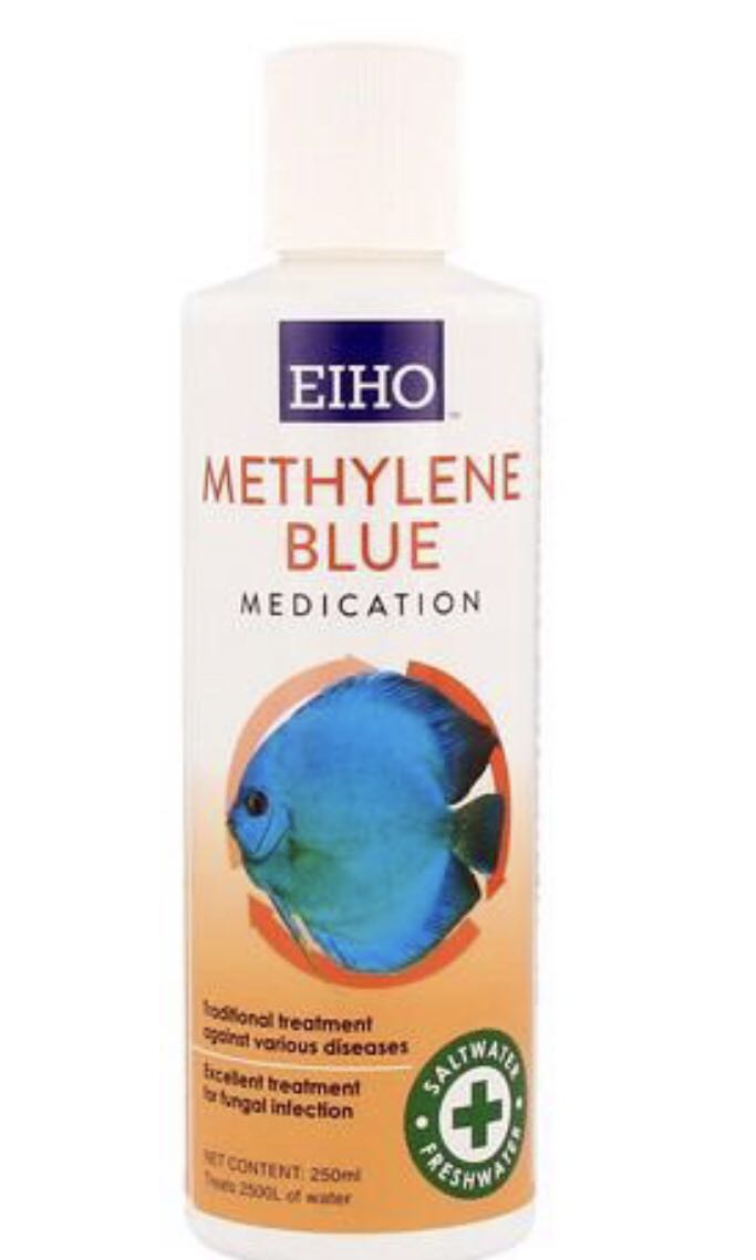 Fish Methylene Blue Medication 250ml, Pet Supplies, Health & Grooming ...