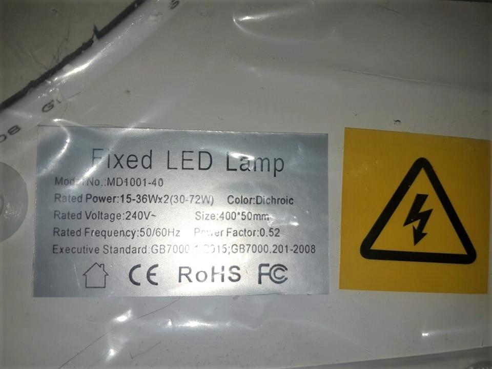 Fixed LED Lamp ModelNo: MD1001-40, Furniture & Home Living, Lighting ...