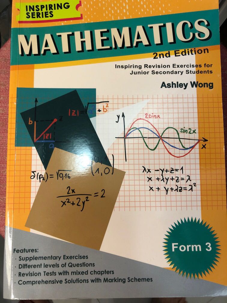 Form 3 Inspiring mathematics 2nd edition, 興趣及遊戲, 書本 & 文具, 教科書 - Carousell
