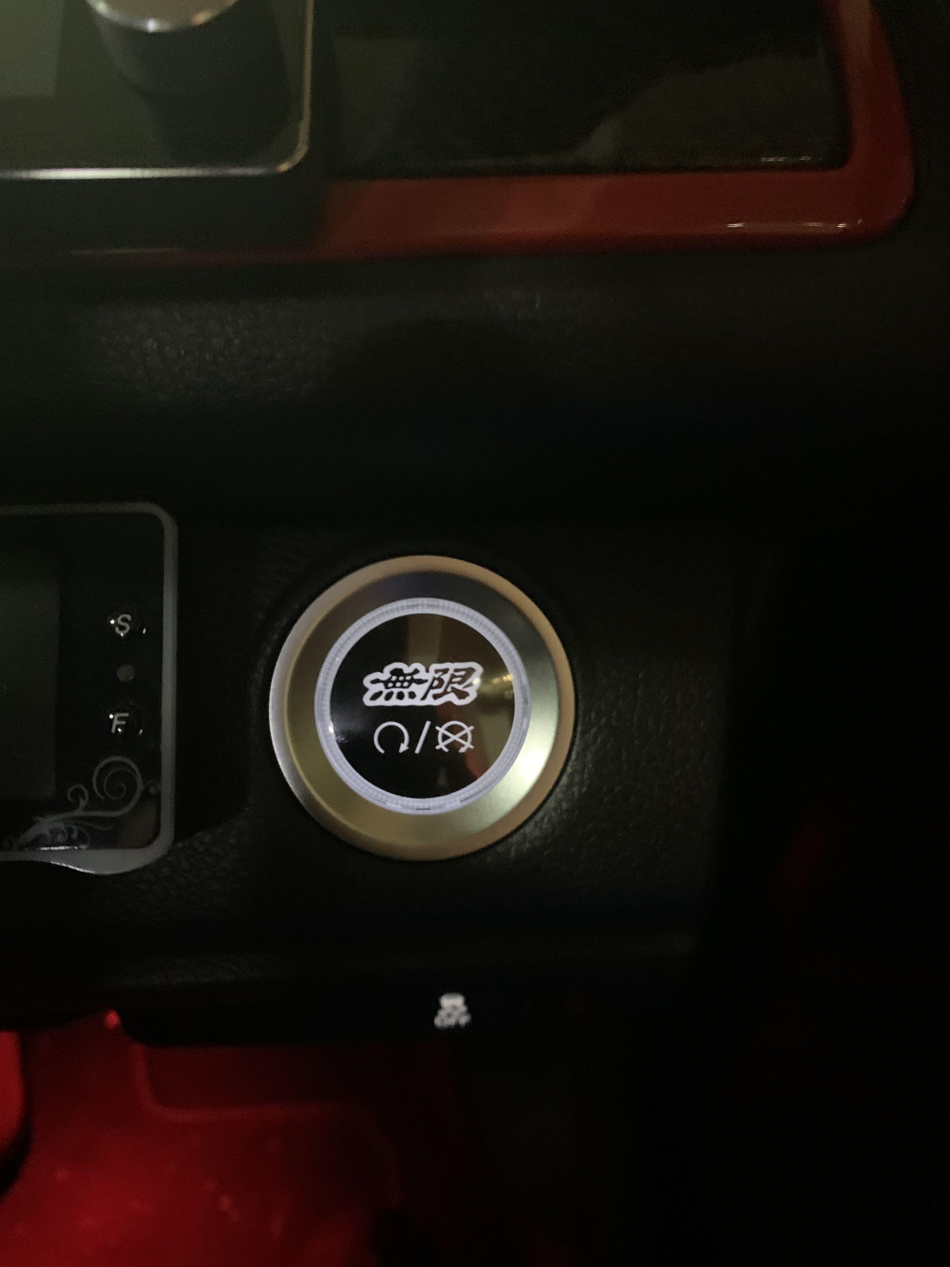 Genuine Honda Mugen Access Engine Push Start Stop Switch Button for ...