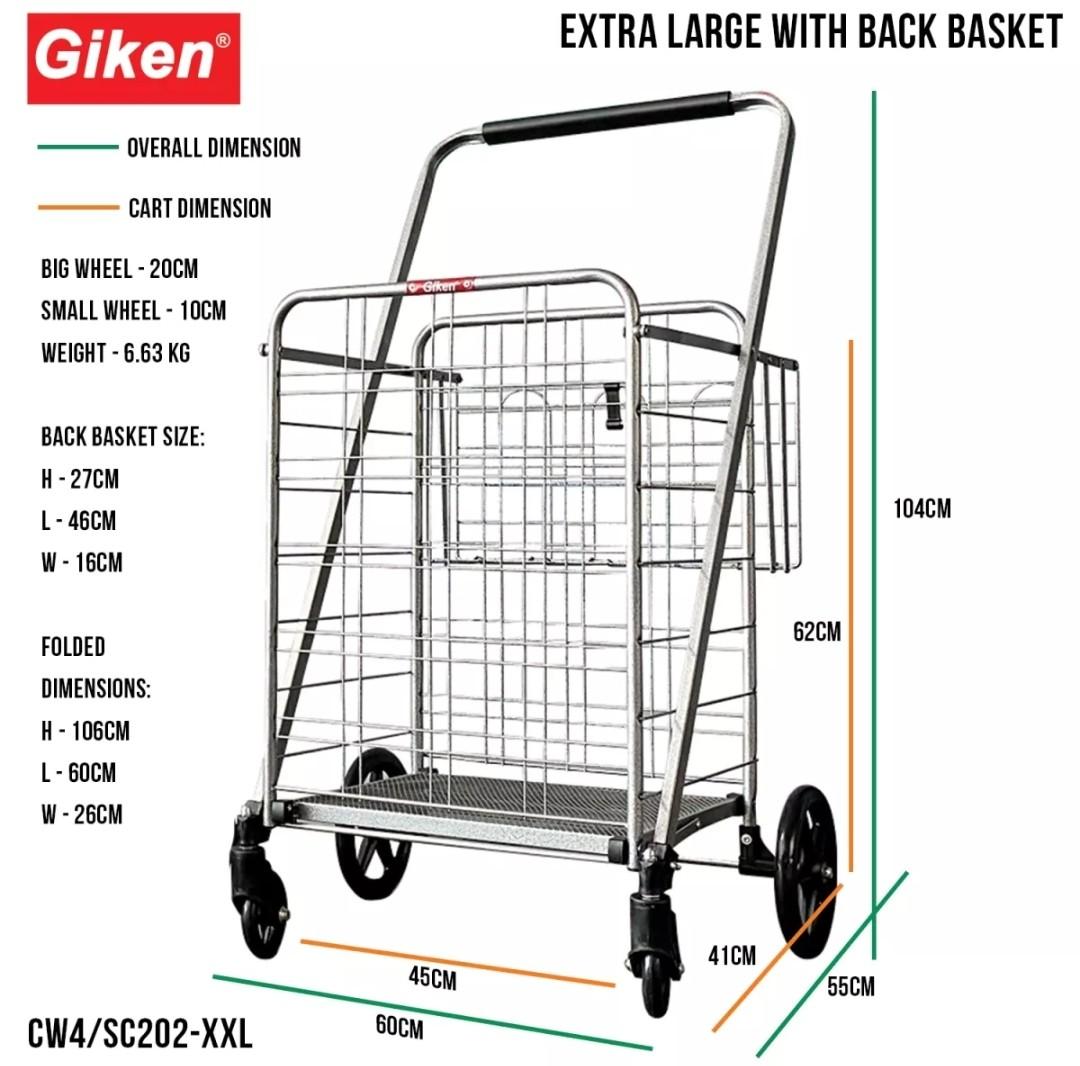 Heavy Duty XL Shopping Trolley, Everything Else on Carousell