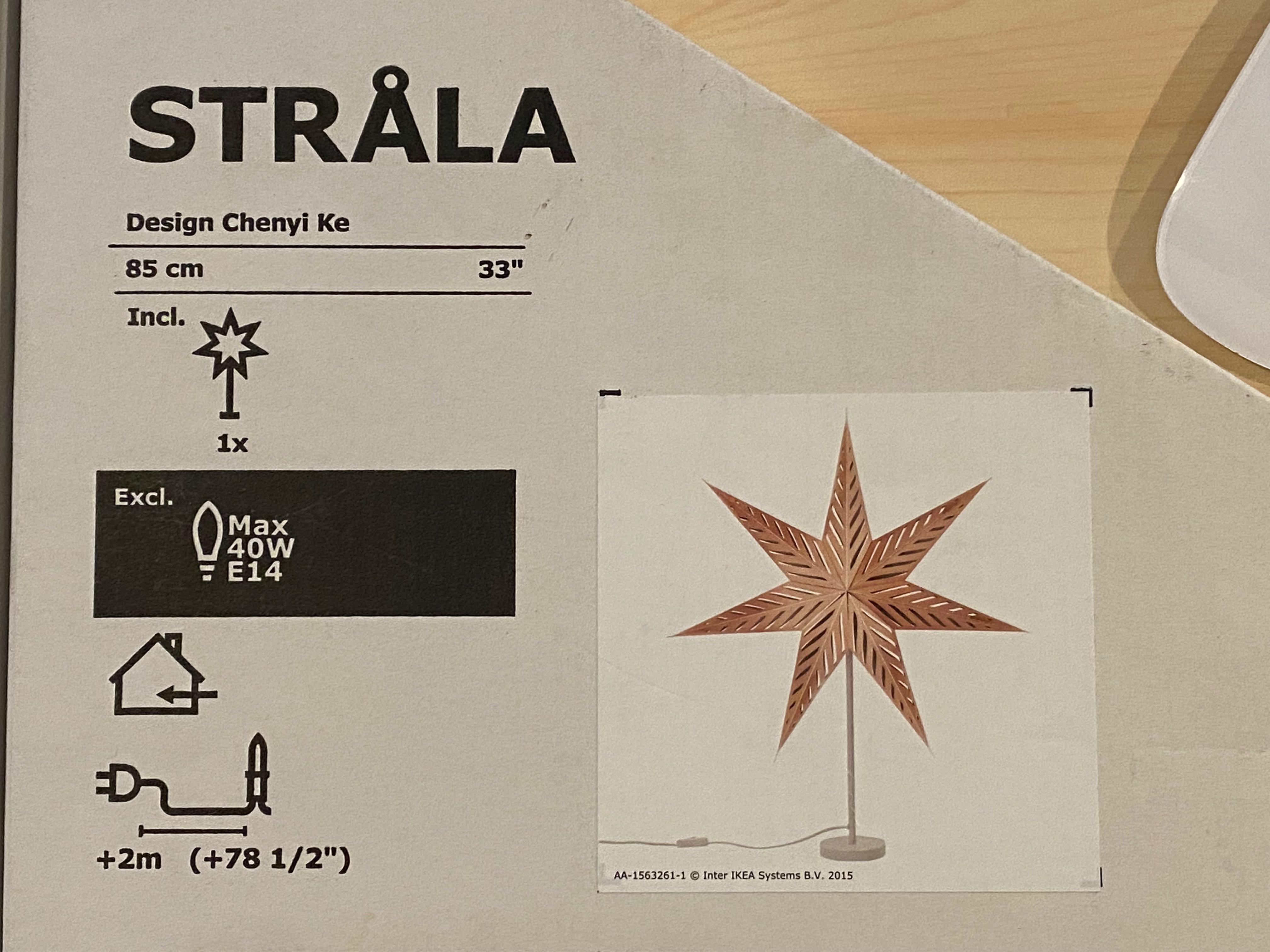 IKEA STRALA Table lamp, Furniture & Home Living, Lighting & Fans ...