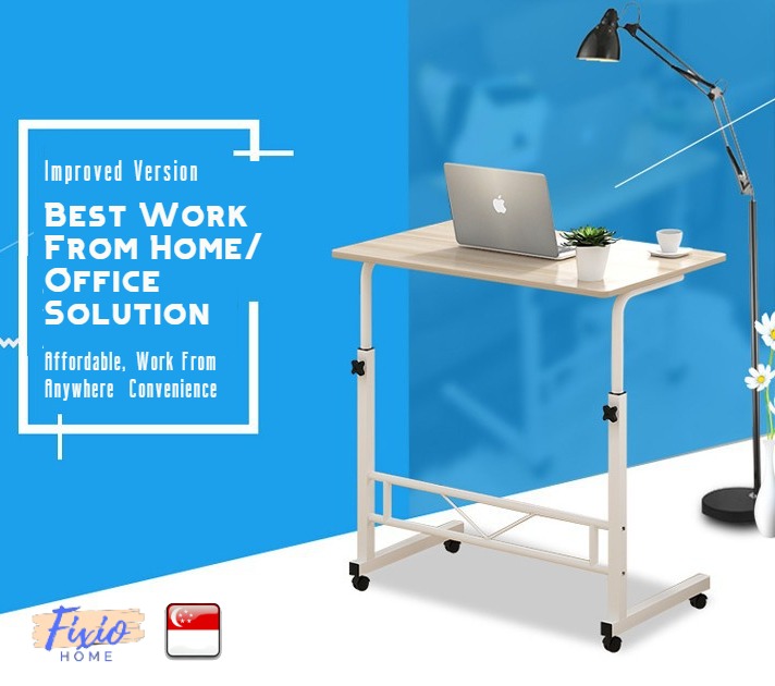[IMPROVED VERSION] Computer Table Portable Table With Strong Metal Tie ...