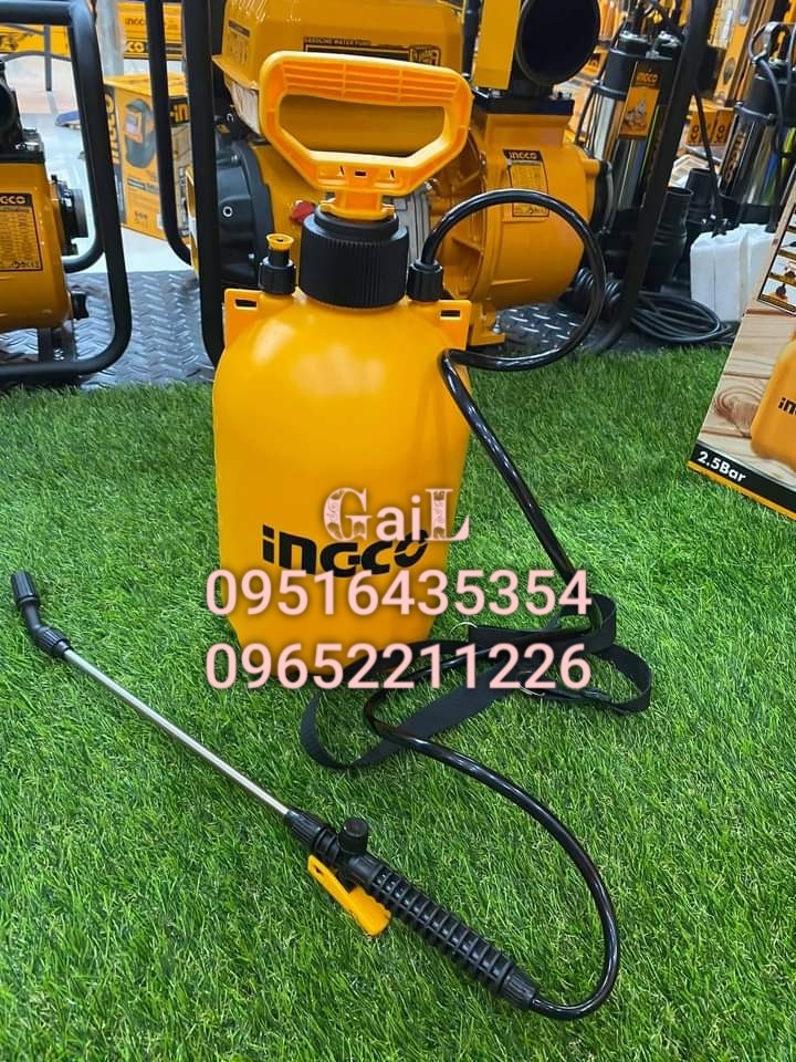 INGCO 5L Pressure Sprayer, Furniture & Home Living, Gardening, Hose and ...
