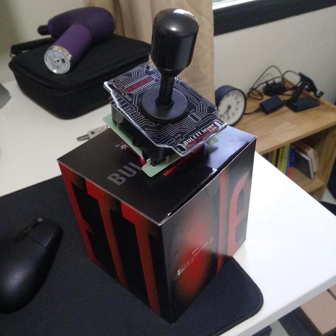 Joystick Seimitsu Nobi Lever Standard Arcade stick Tekken, Video Gaming ...