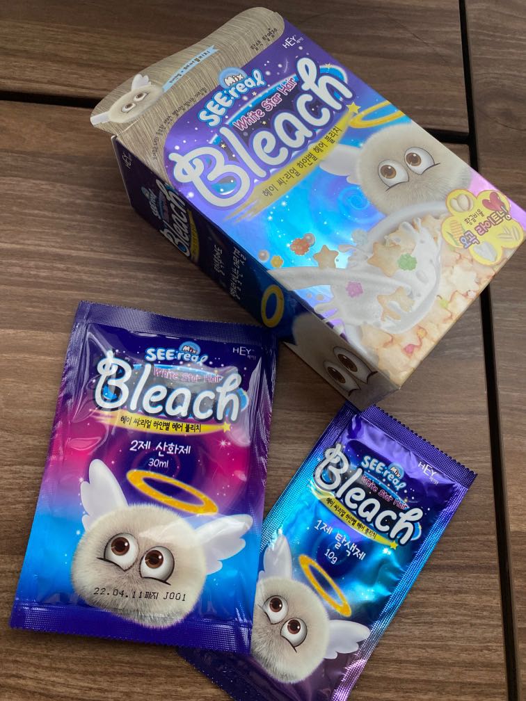 Korean See real bleach white star hair, Beauty & Personal Care, Hair on ...