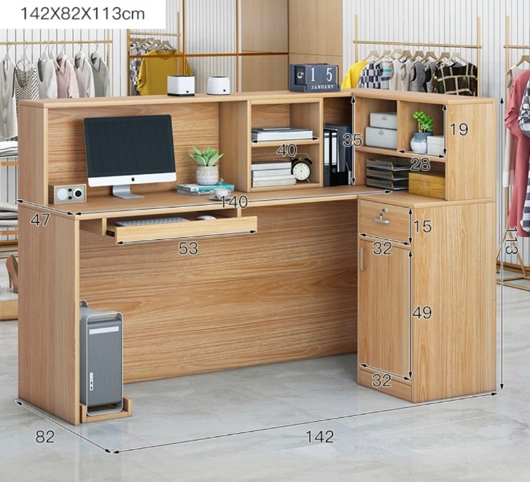 L shaped Counter table, Furniture & Home Living, Furniture, Other Home ...