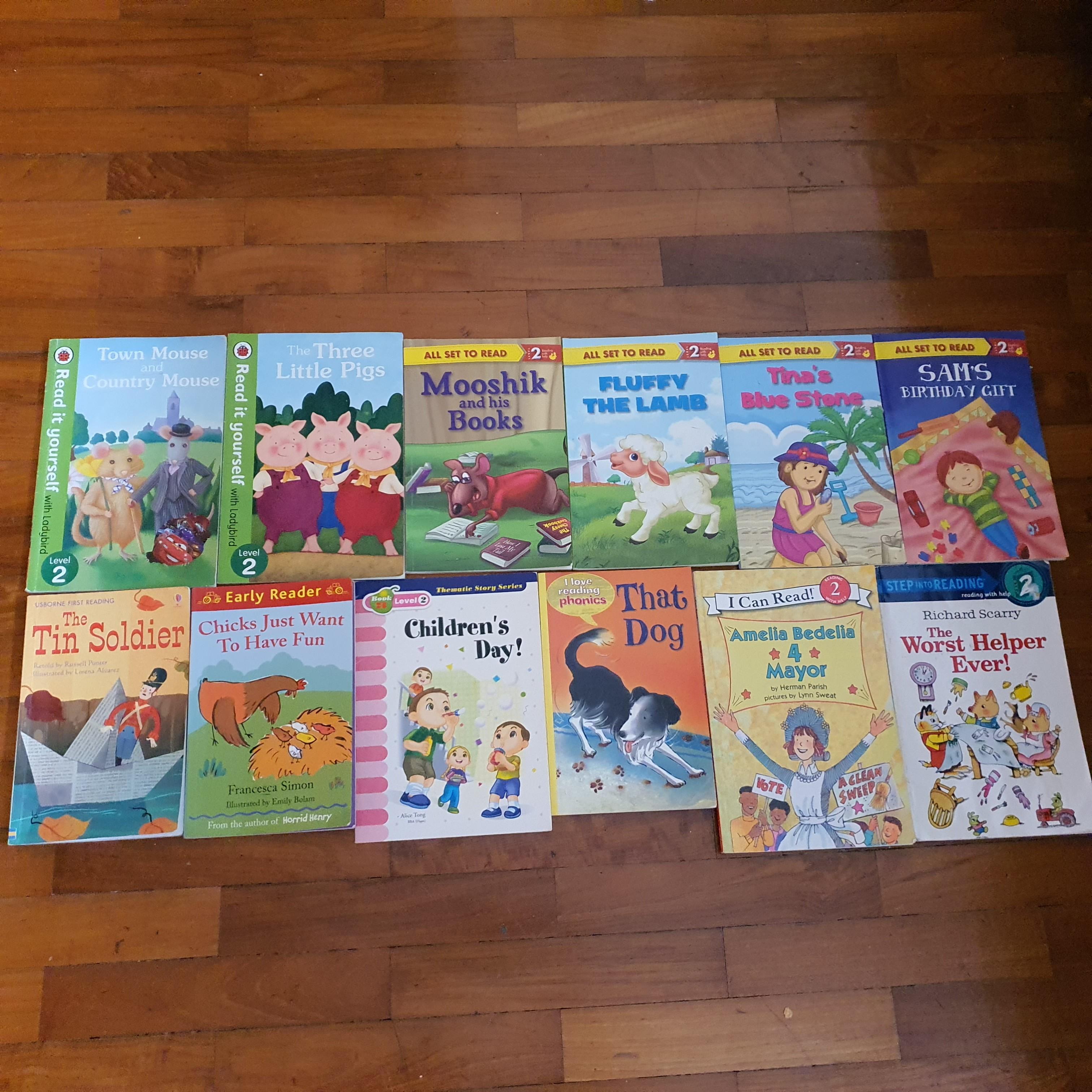 Level 1 and Level 2 reading books for children, Hobbies & Toys, Books ...