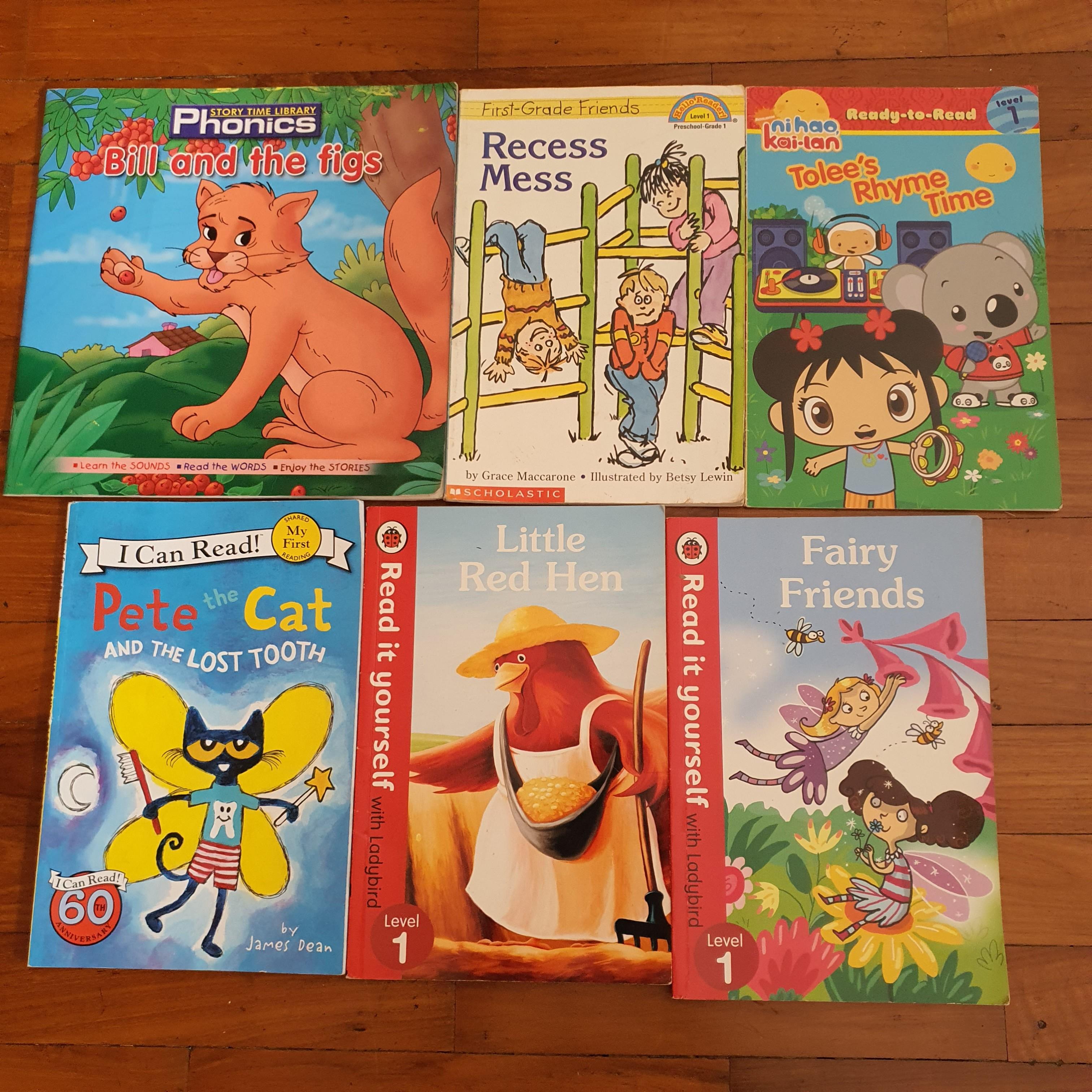 Level 1 and Level 2 reading books for children, Hobbies & Toys, Books ...