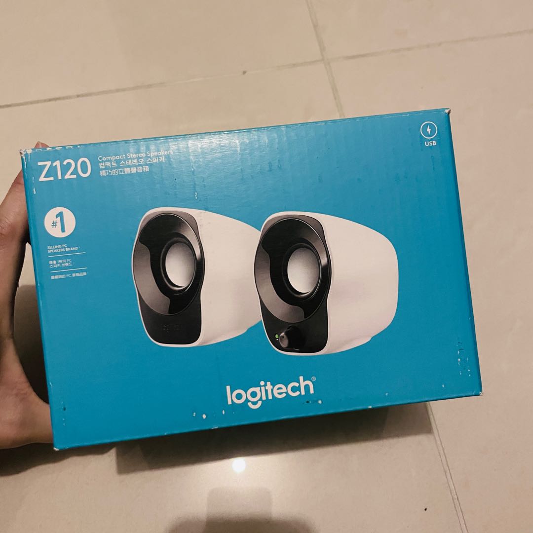 Logitech USB Speaker 電腦喇叭, 音響器材, Soundbar、揚聲器、藍牙喇叭、耳擴 - Carousell
