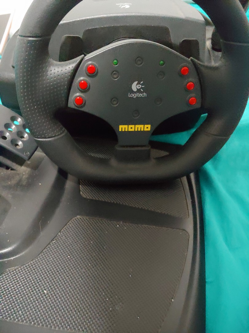 Logitech wheel, Video Gaming, Gaming Accessories, Controllers on Carousell
