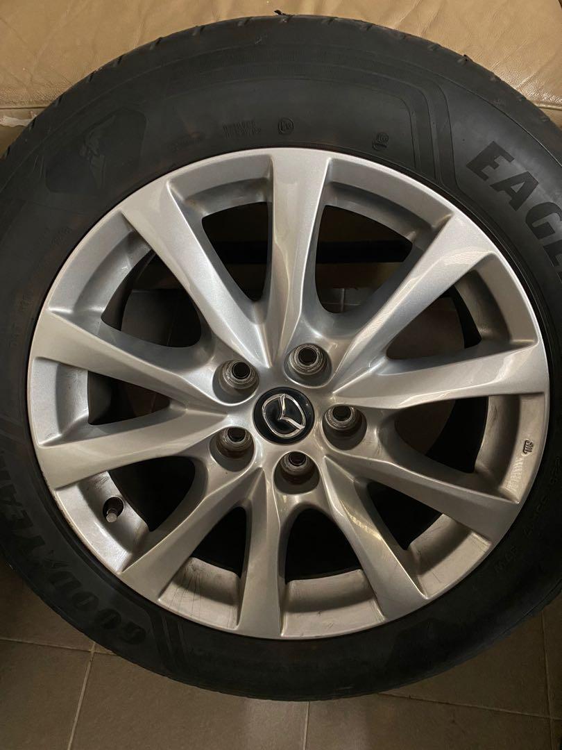 Mazda 6 original 17” rims x4 with tyres, Car Accessories, Tyres & Rims ...