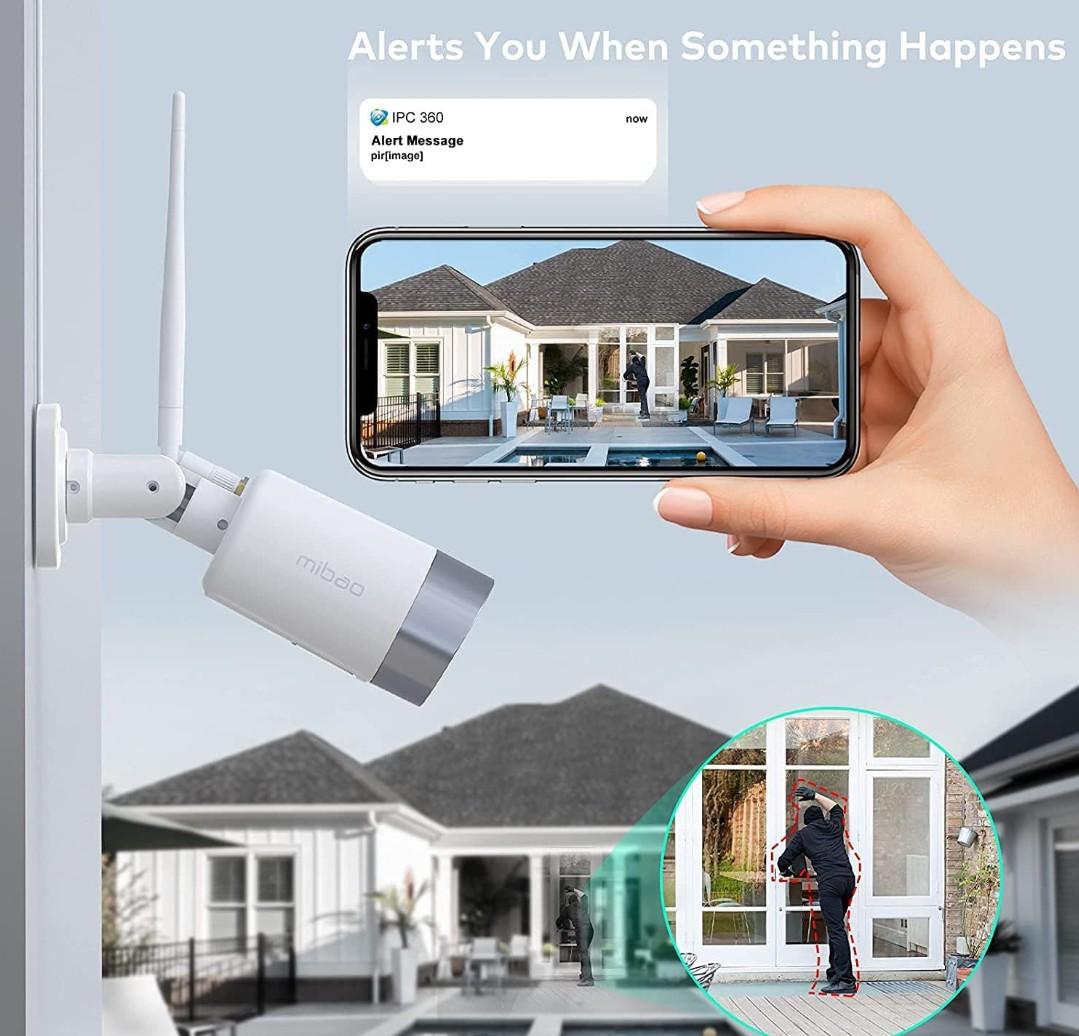 Mibao Wireless Security Camera P450, Furniture & Home Living, Security ...